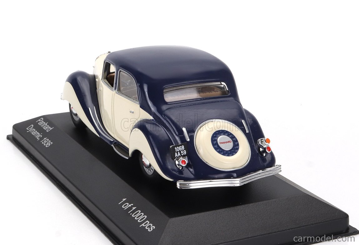 WHITEBOX WB089-197318 Scale 1/43 | PANHARD DYNAMIC BERLINE 1936 IVORY BLUE