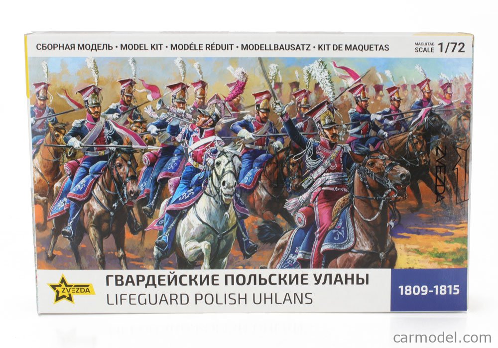 ZVEZDA 8075 Masstab: 1/72 | FIGURES LIFEGUARD POLISH UHLANS 1809