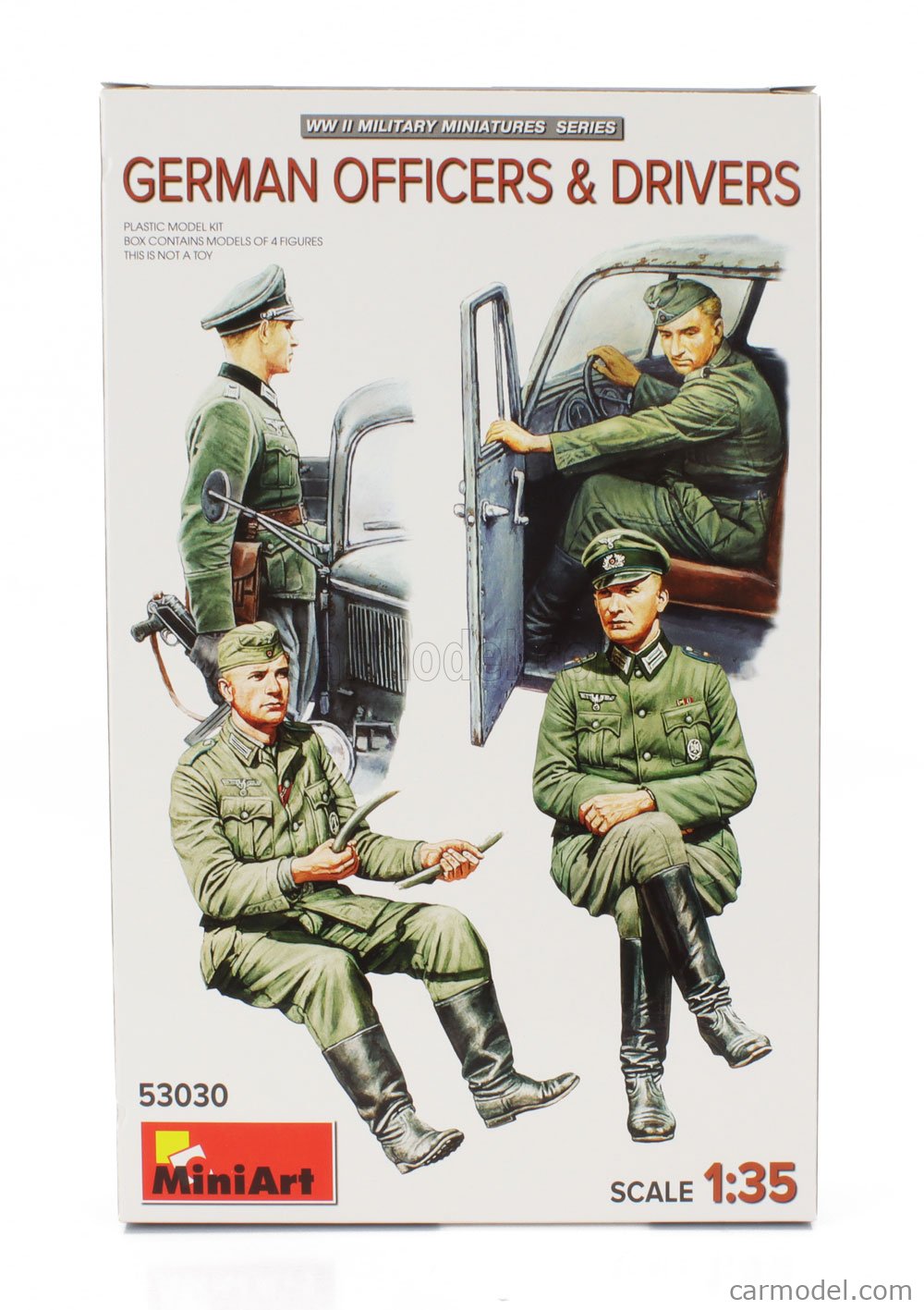 MINIART 53030 Scale 1/35 | FIGURES GERMAN OFFICIERS MILITARY AND DRIVERS