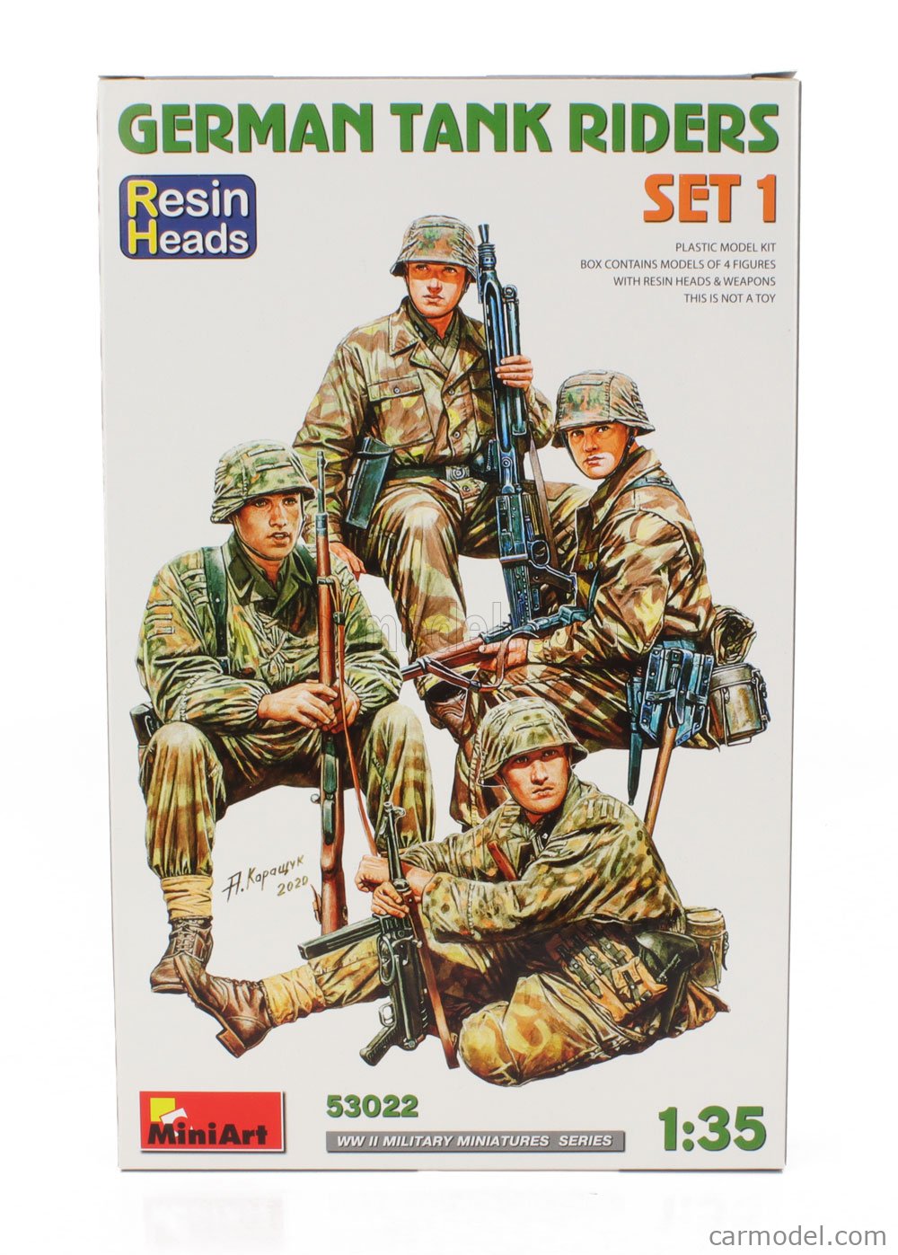 MINIART 53022 Scale 1/35 | FIGURES GERMAN TANK RIDERS SET 1