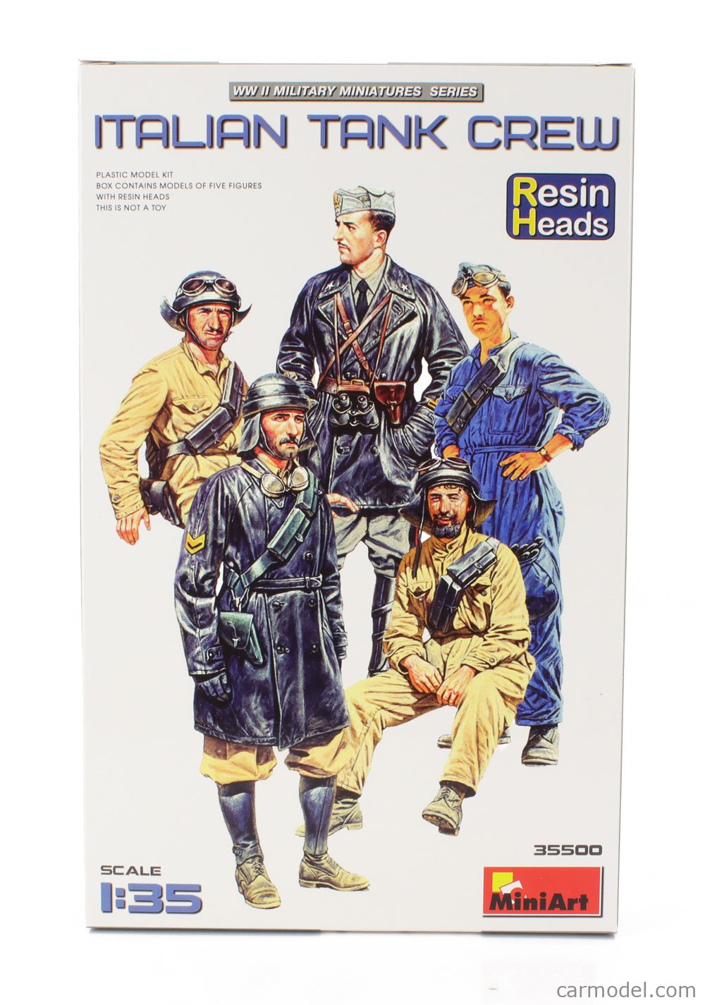 MINIART 35500 Scale 1/35 | FIGURES ITALIAN TANK CREW MILITARY
