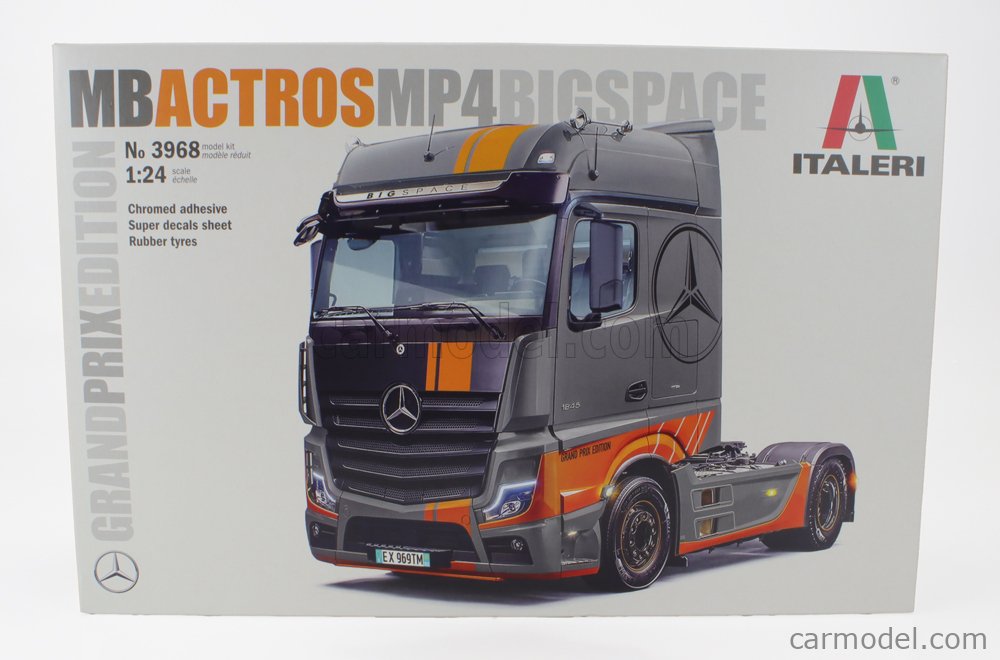 ITALERI IT3968 Scale 1/24 | MERCEDES BENZ ACTROS 1845 MP4 BIGSPACE ...