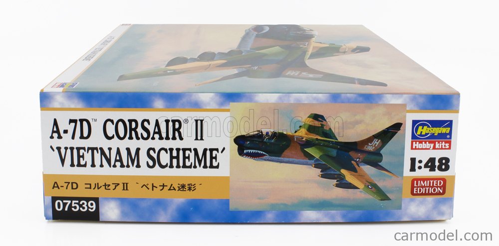 HASEGAWA 07539 Scale 1/48 | CHANGE VOUGHT A-7D CORSAIR II VIETNAM ...