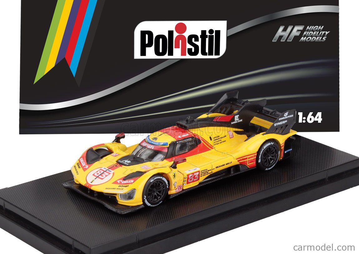 POLISTIL 64FE02072 Scale 1/64 | FERRARI 499P 3.0L TURBO V6 TEAM AF ...