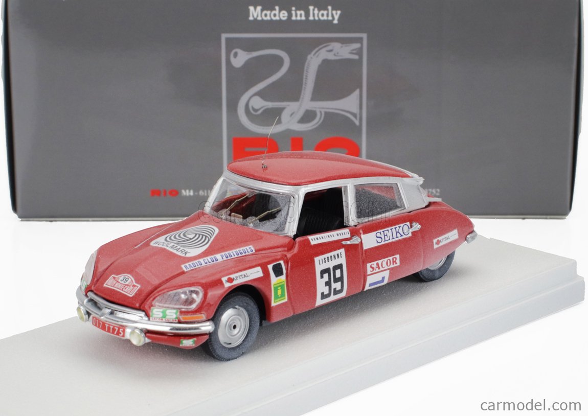 RIO-MODELS 4751 Scale 1/43 | CITROEN DS21 N 39 RALLY MONTECARLO 1972 ...