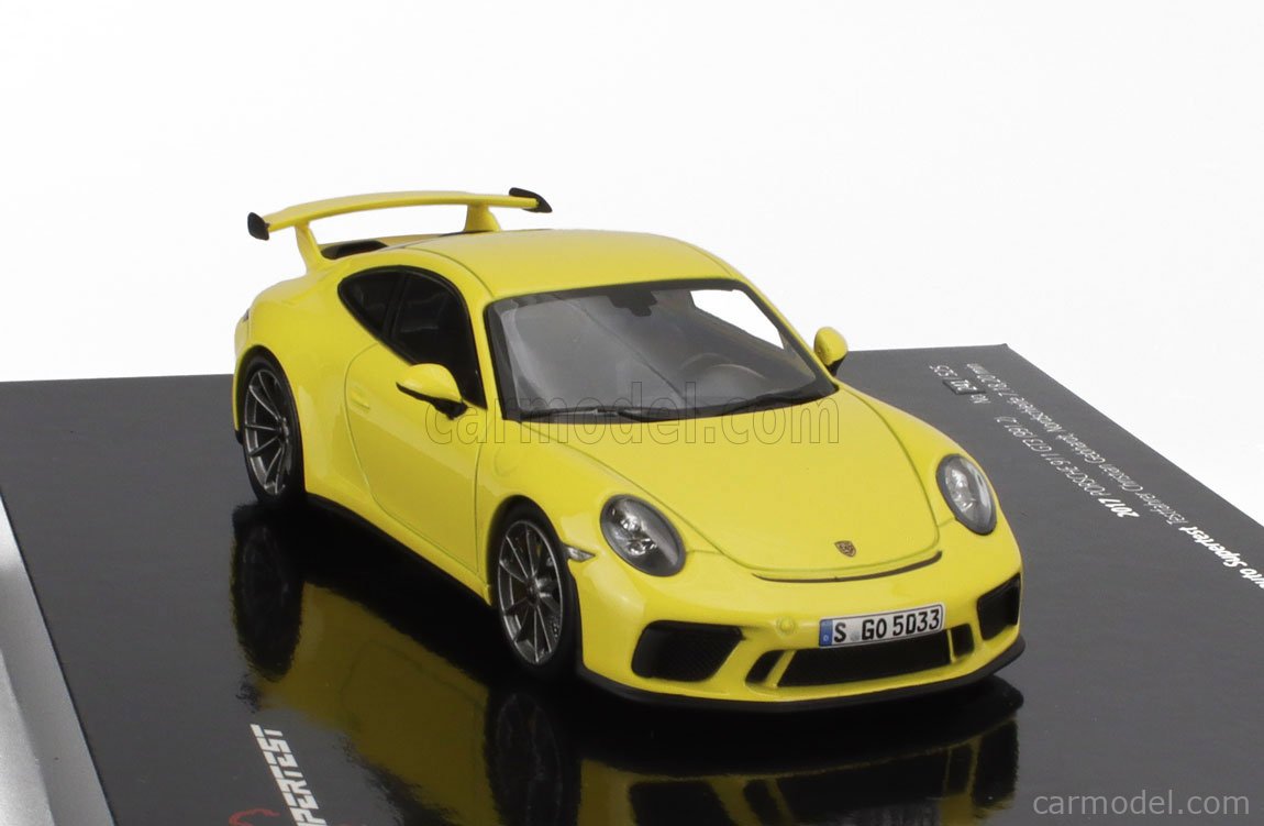 MINICHAMPS 410066029 Scale 1/43 | PORSCHE 911 991-2 GT3 COUPE 2017 YELLOW
