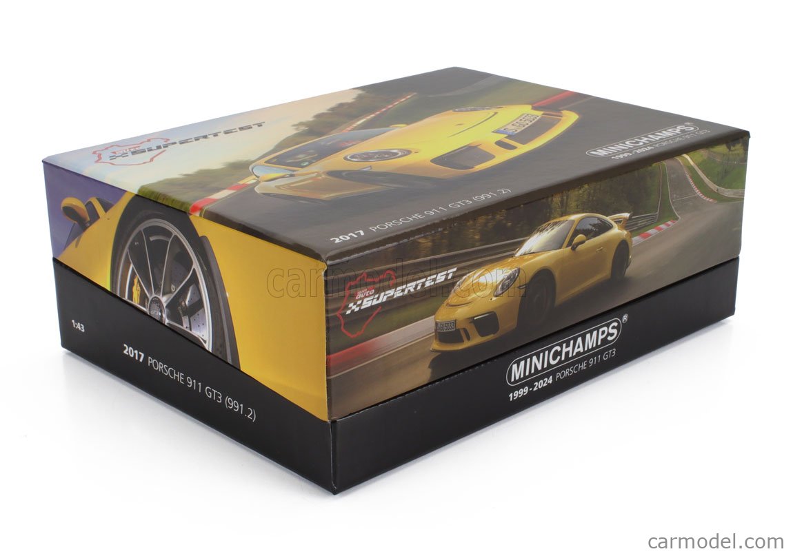 MINICHAMPS 410066029 Scale 1/43 | PORSCHE 911 991-2 GT3 COUPE 2017 YELLOW