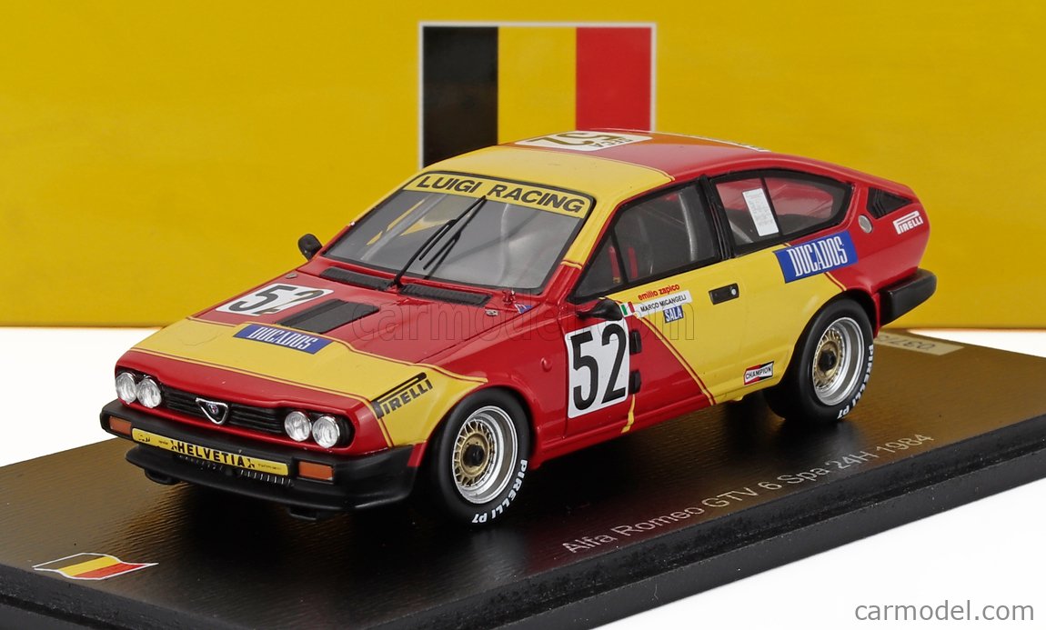 SPARK-MODEL SB423 Scala 1/43 | ALFA ROMEO ALFETTA GTV6 TEAM LUIGI ...