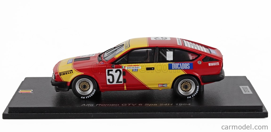 SPARK-MODEL SB423 Masstab: 1/43 | ALFA ROMEO ALFETTA GTV6 TEAM LUIGI ...