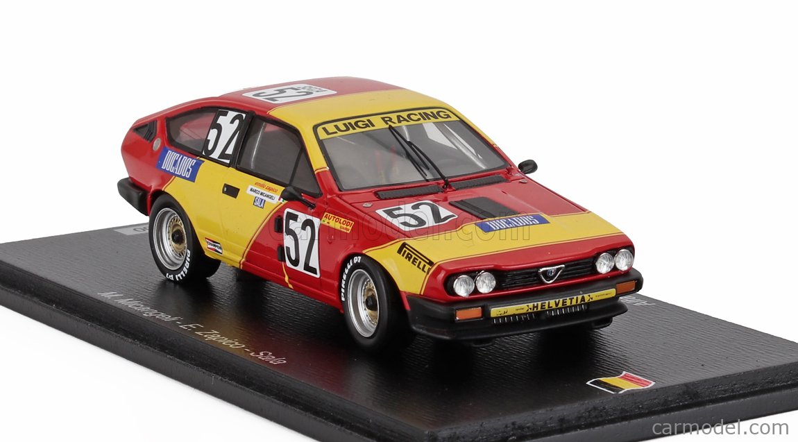 SPARK-MODEL SB423 Masstab: 1/43 | ALFA ROMEO ALFETTA GTV6 TEAM LUIGI ...