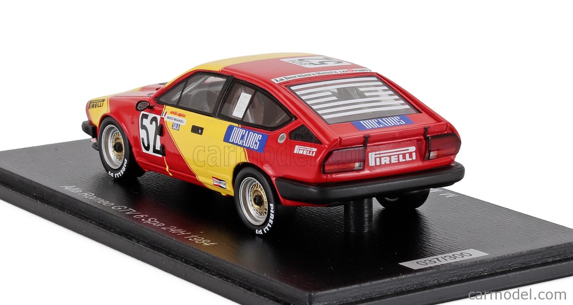 SPARK-MODEL SB423 Masstab: 1/43 | ALFA ROMEO ALFETTA GTV6 TEAM LUIGI ...