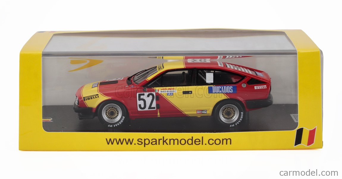SPARK-MODEL SB423 Masstab: 1/43 | ALFA ROMEO ALFETTA GTV6 TEAM LUIGI ...
