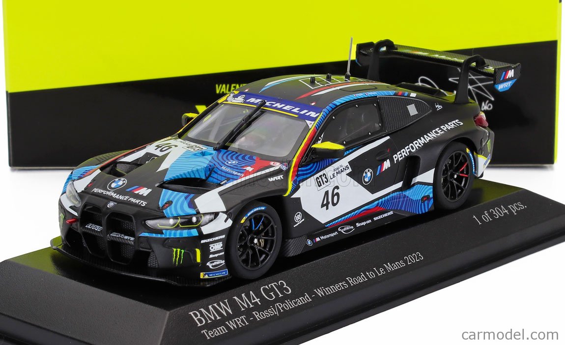 MINICHAMPS 410232546 Scale 1/43 | BMW 4-SERIES M4 GT3 TEAM WRT N 46 ...