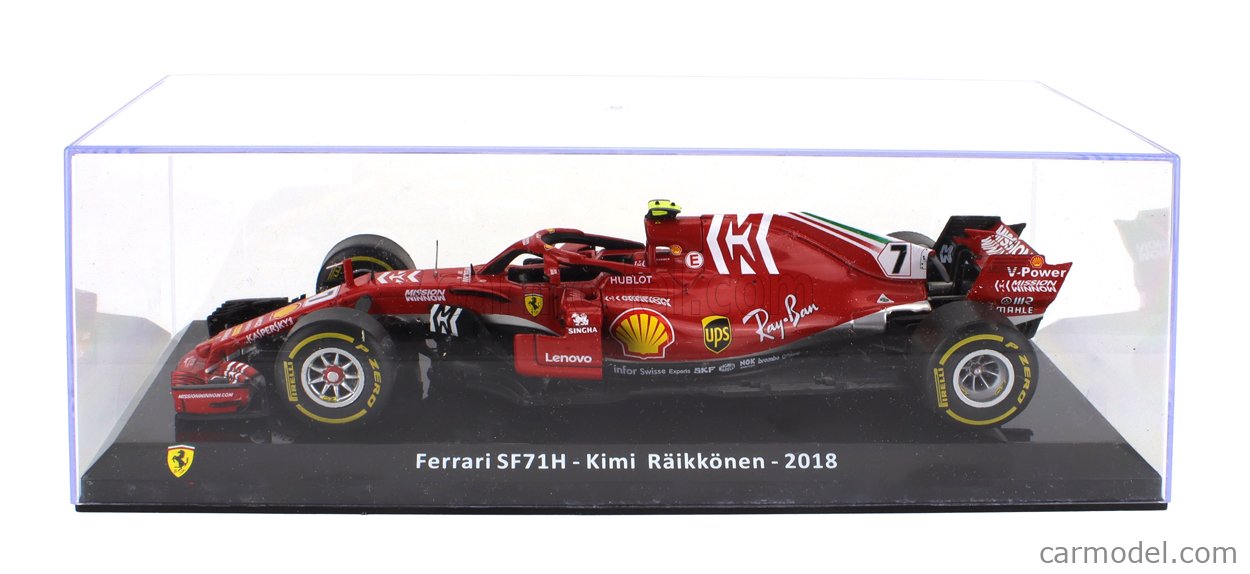 EDICOLA FE24-0004 Escala 1/24 | FERRARI F1 SF71H N 7 SEASON 2018 KIMI ...
