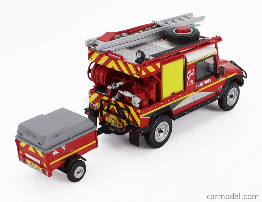 EDICOLA G111Z015 Escala 1/43 | UMM ALTER 4x4 FIRE ENGINE WITH TRAILER ...