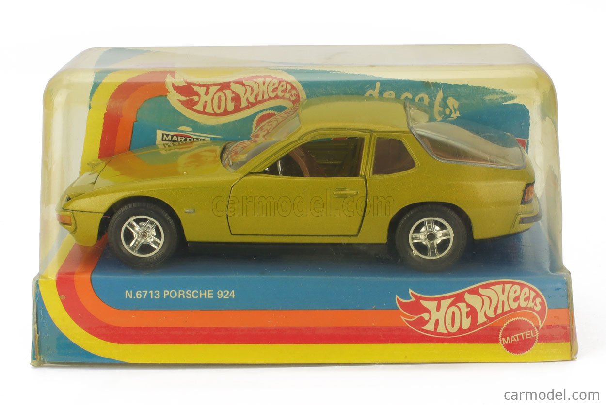 MEBETOYS MATTEL 6713 Scale 1/25 | PORSCHE 924 COUPE 1978 LIGHT GREEN MET