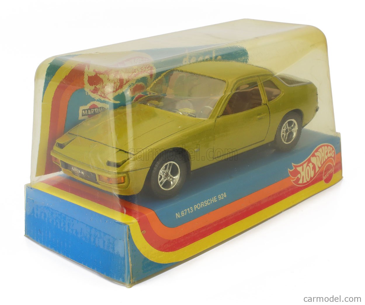 MEBETOYS MATTEL 6713 Scale 1/25 | PORSCHE 924 COUPE 1978 LIGHT GREEN MET