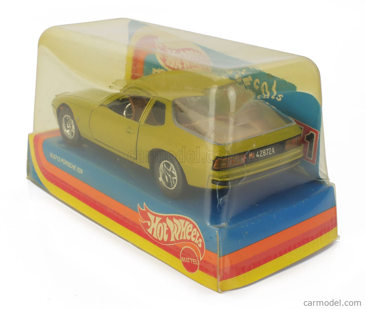 MEBETOYS MATTEL 6713 Scale 1/25 | PORSCHE 924 COUPE 1978 LIGHT GREEN MET