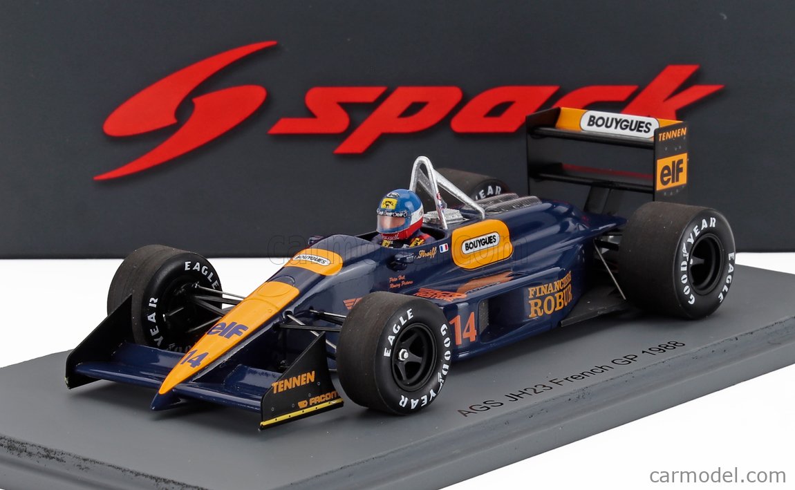 SPARK-MODEL S7245 Scala 1/43 | AGS F1 JH23 N 14 FRANCE GP 1988 PHILIPPE ...