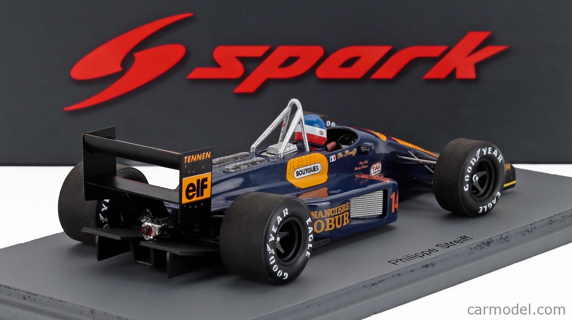 SPARK-MODEL S7245 Scala 1/43 | AGS F1 JH23 N 14 FRANCE GP 1988 PHILIPPE ...