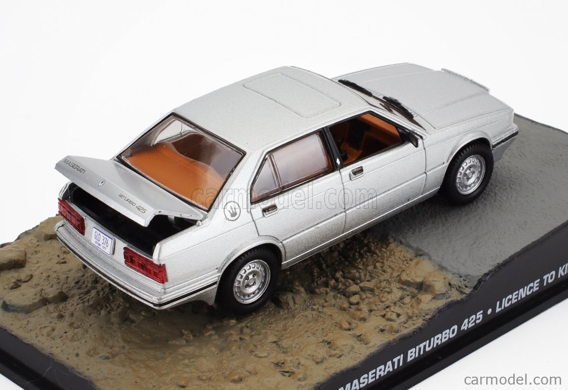 EDICOLA EAGBONDCOL060 Scale 1/43 | MASERATI BITURBO 425 1989 - JAMES BOND 007 - LICENSE TO KILL ...