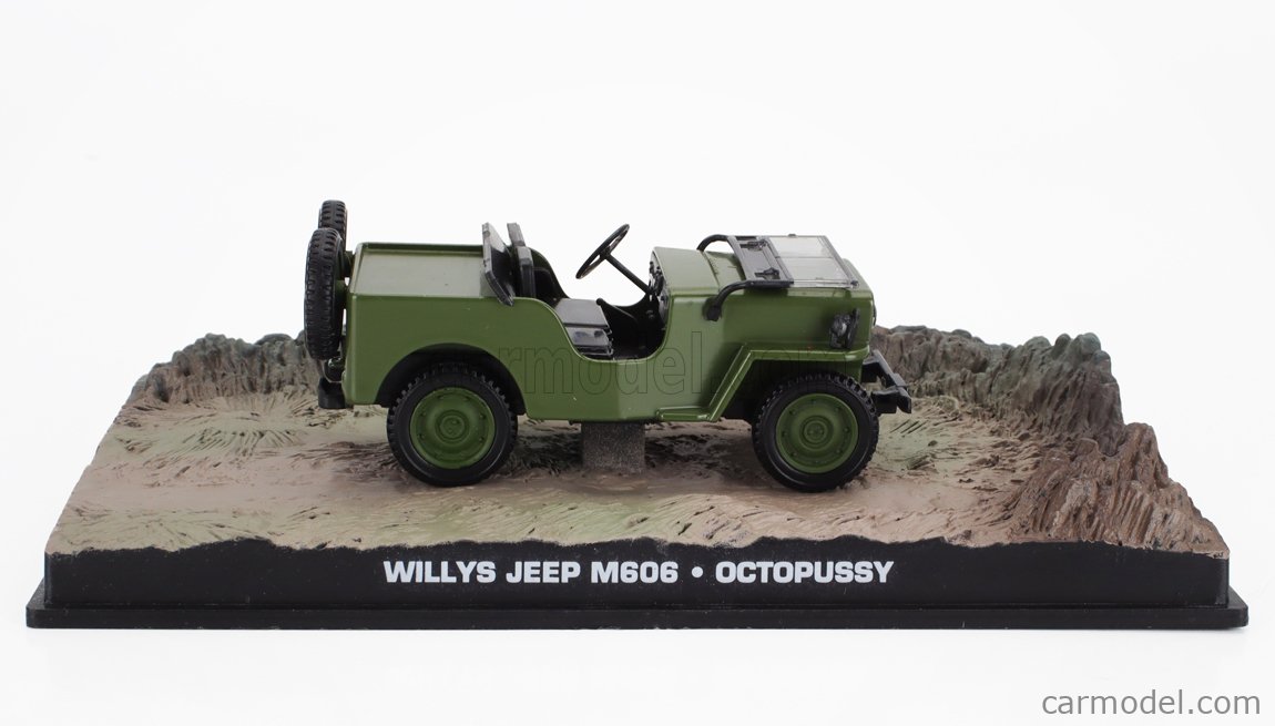 EDICOLA EAGBONDCOL079 Scale 1/43 | JEEP WILLYS M606 1942 - JAMES BOND ...