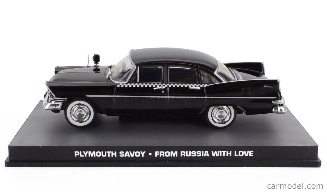 EDICOLA EAGBONDCOL089 Scala 1/43 | PLYMOUTH SAVOY TAXI 1963 - 007 JAMES BOND - FROM RUSSIA WITH ...