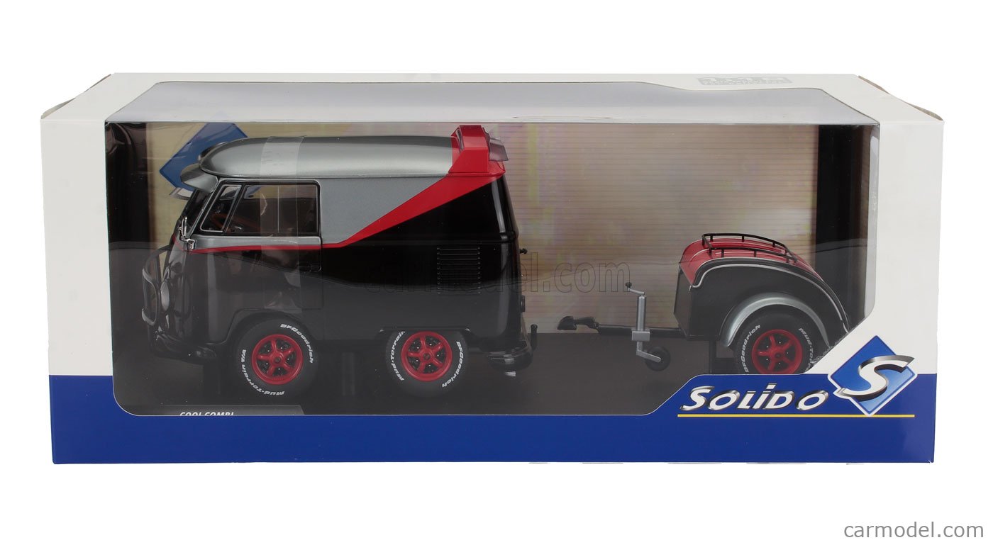 SOLIDO 1810903 Scale 1/18 | VOLKSWAGEN T1 VAN KOOL COMBI SPORT WITH ...