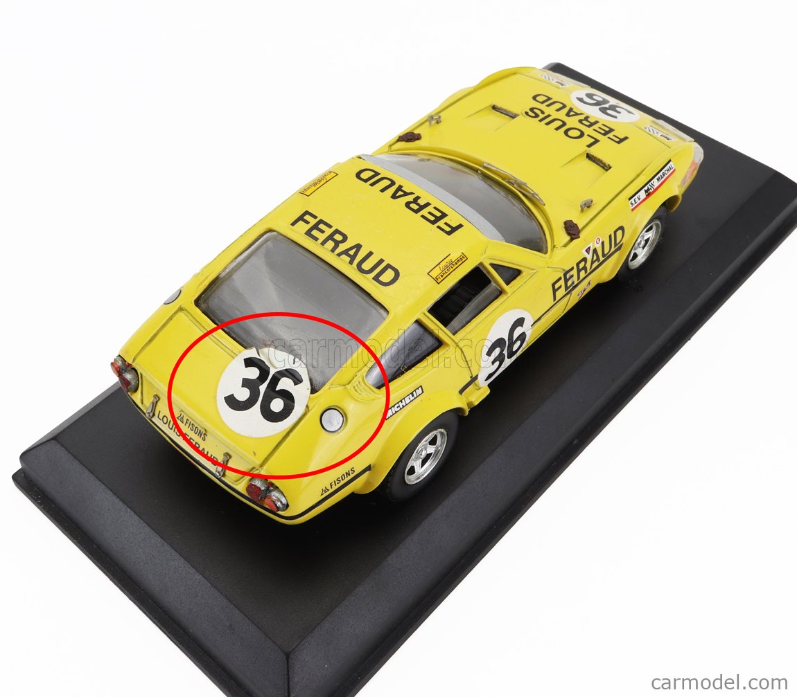 TOPMODEL TMC008 Scale 1/43 | FERRARI DEFECT DECALS - 365 GTB4 DAYTONA N ...