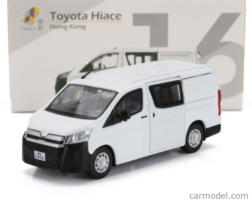 TINY TOYS ATC65739 Scale 1/64 | TOYOTA HIACE H300 VAN 2007 WHITE