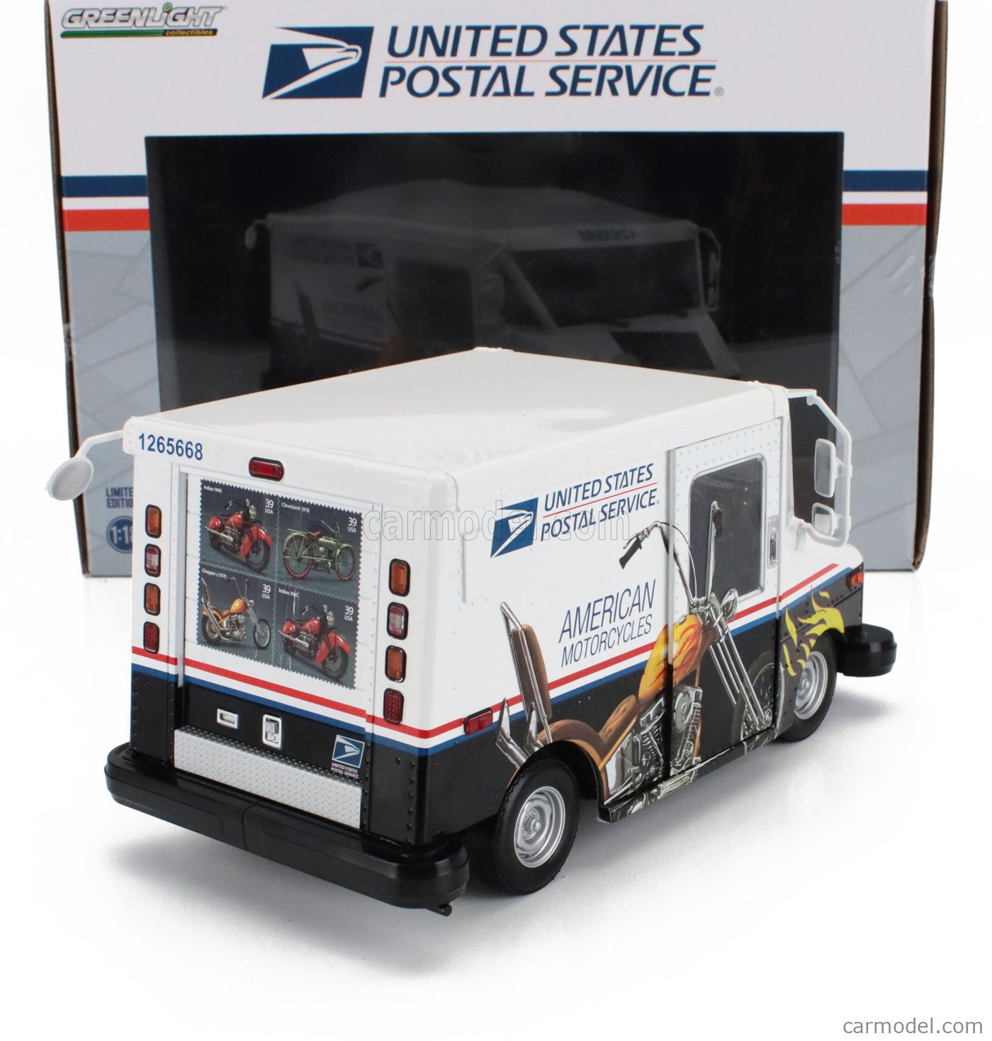 GREENLIGHT 13643 Scale 1/18 | GRUMMAN LLV TRUCK VAN USPS MAIL POST ...