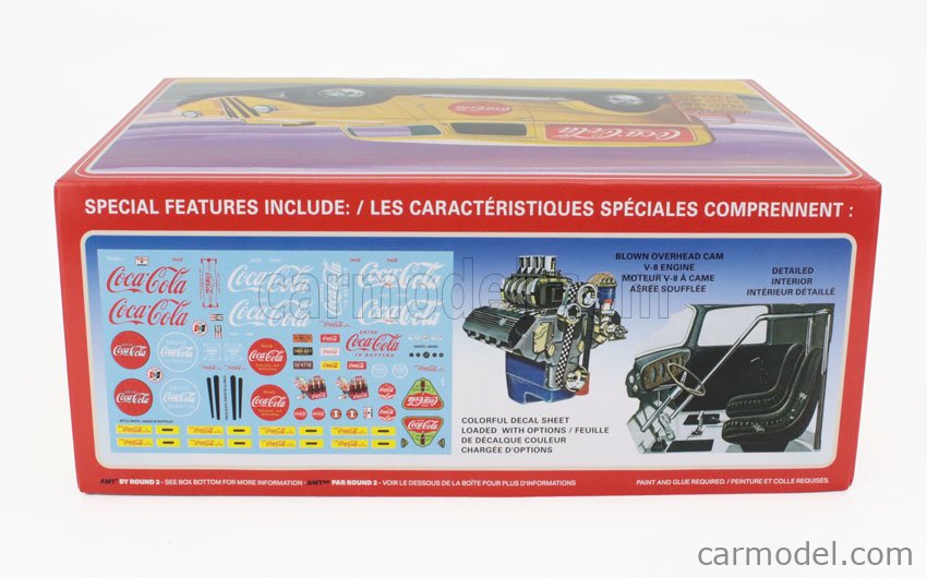 AMT-KIT AMTS1406M/12 Scale 1/25 | JEEP WILLYS PANEL VAN COCA-COLA 1933