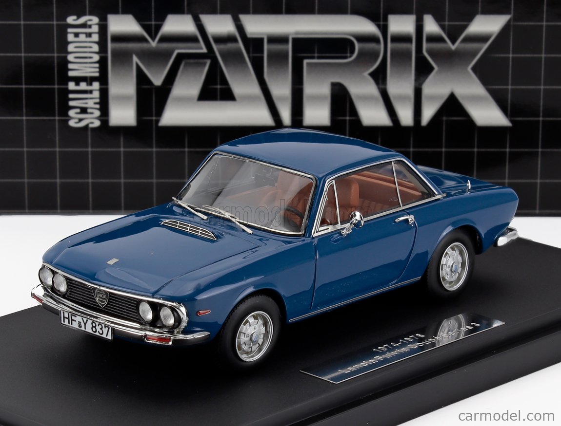 MATRIX SCALE MODELS MX31203-011 Scale 1/43 | LANCIA FULVIA COUPE 3-SERIES 1975 BLUE