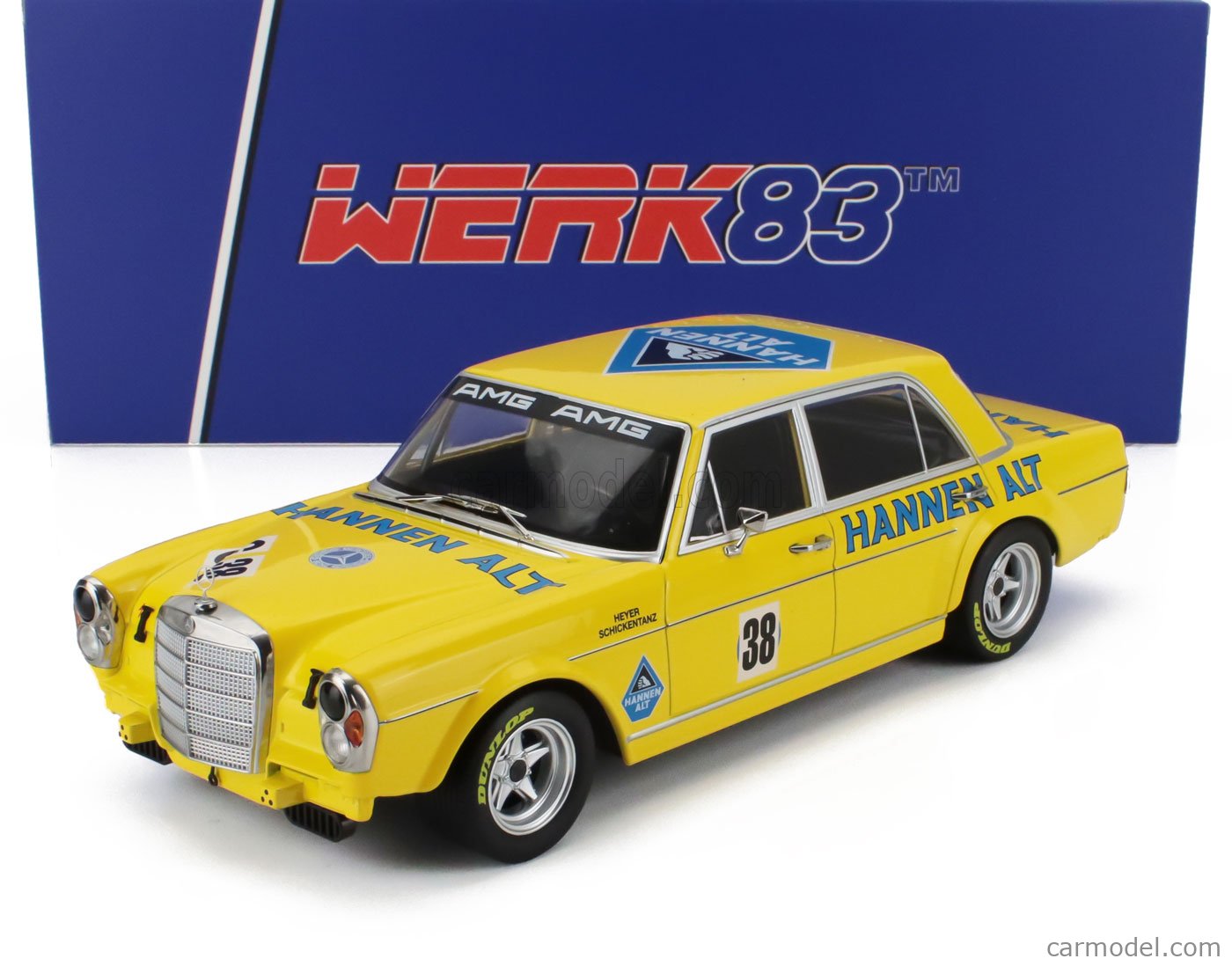WERK83 W18030003 Scala 1/18 | MERCEDES BENZ 300 SEL 6.8 TEAM HANNEN ALT ...