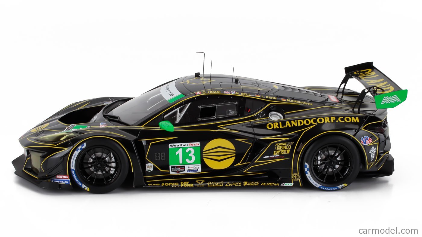 TRUESCALE TS0615 Escala 1/18 | CHEVROLET CORVETTE Z06 GT3.R 5.5L V8 TEAM AWA N 13 IMSA 24h ...