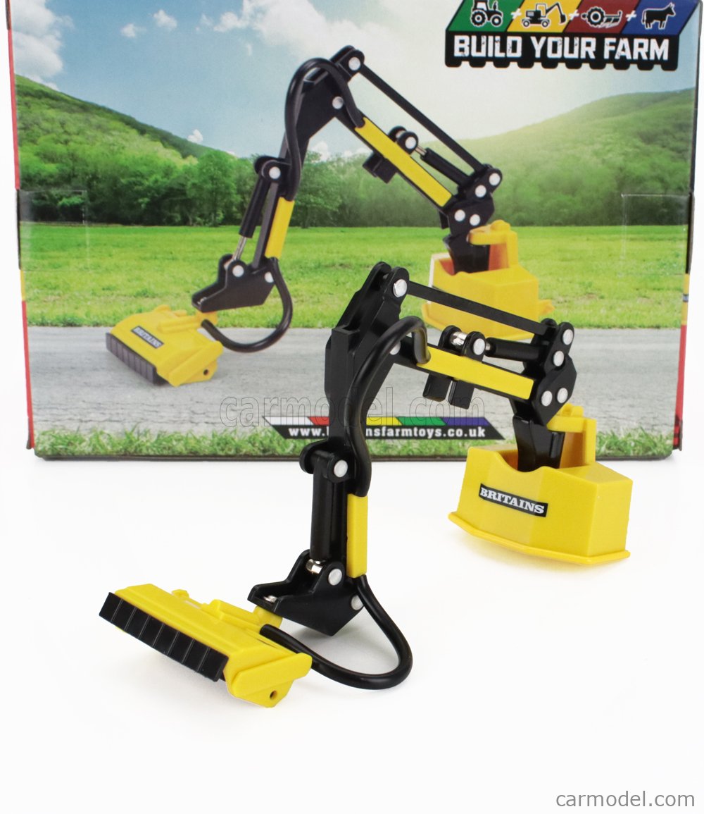BRITAINS 43384 Scale 1/32 | ACCESSORIES HEDGE CUTTER 2010 YELLOW BLACK
