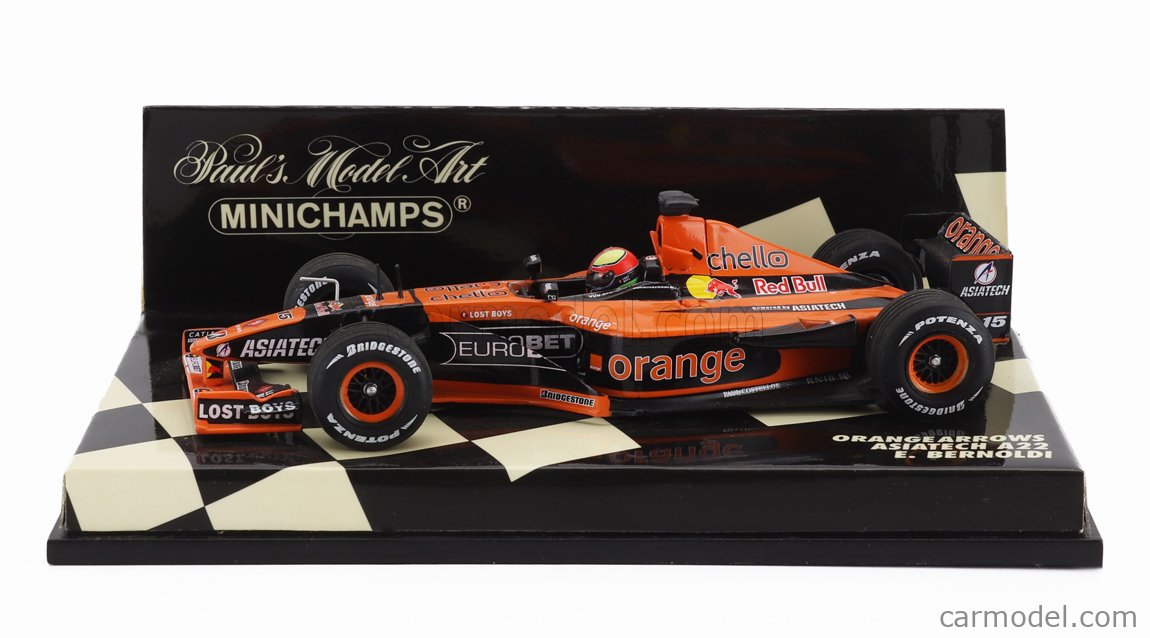 MINICHAMPS 400010015 Scale 1/43 | ARROWS F1 A22 ASIATECH N 15 SEASON ...