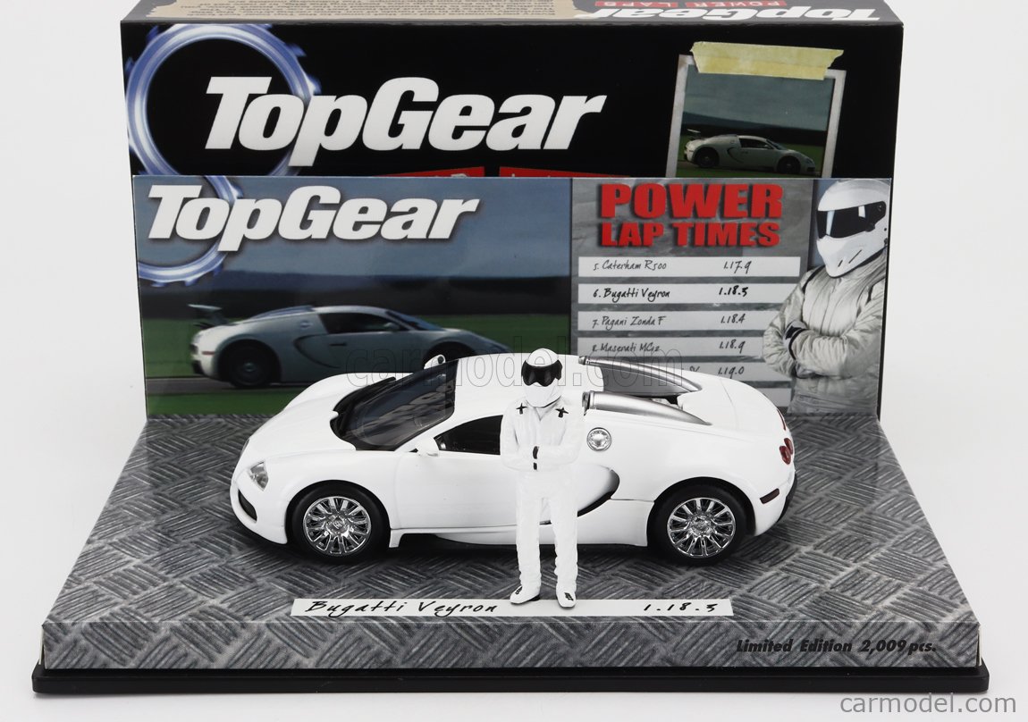 MINICHAMPS 519431100 Scale 1/43 | BUGATTI VEYRON WITH TOP GEAR FIGURE ...