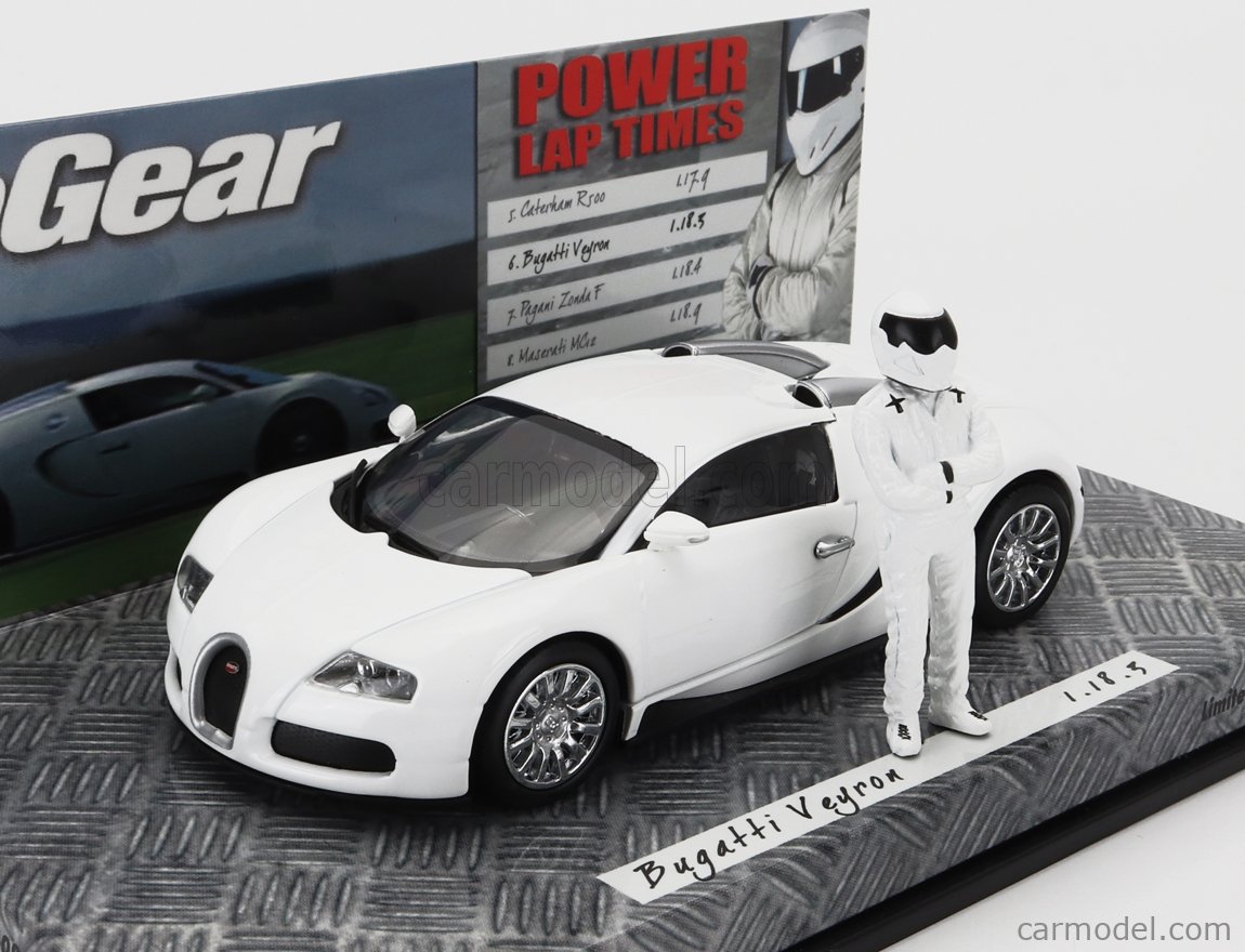 MINICHAMPS 519431100 Scale 1/43 | BUGATTI VEYRON WITH TOP GEAR FIGURE ...