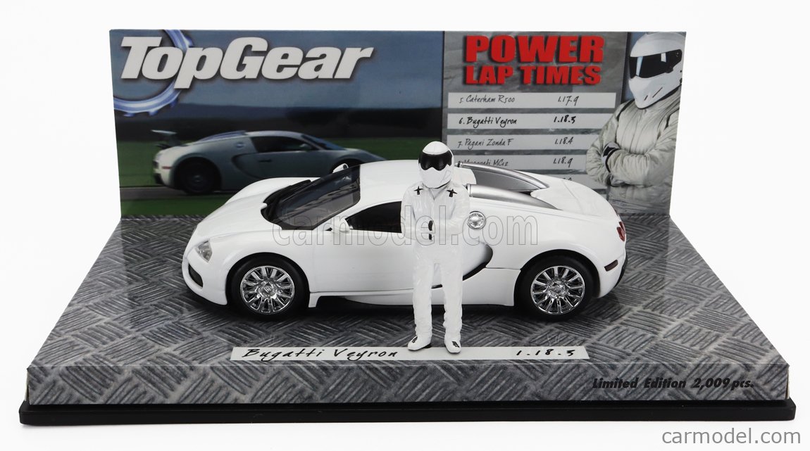 MINICHAMPS 519431100 Scale 1/43 | BUGATTI VEYRON WITH TOP GEAR FIGURE ...