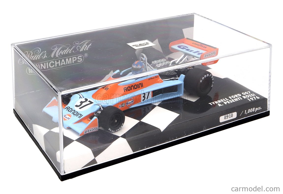 MINICHAMPS 400760037 Echelle 1/43 | TYRRELL F1 FORD 007 GULF N 37 ...