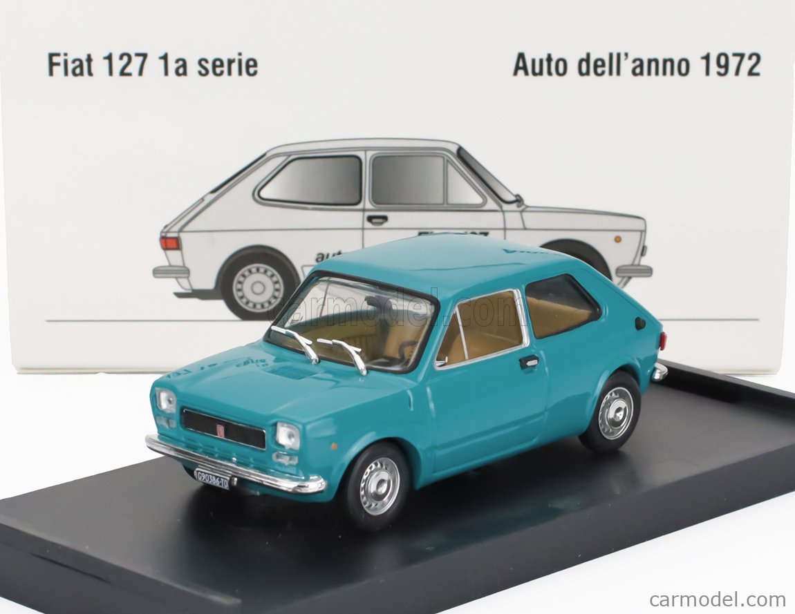 BRUMM R500-04-UPD-2025 Scale 1/43 | FIAT 127 1-SERIES 1971 - BEIGE INTERIOR VERDE LAGO - GREEN