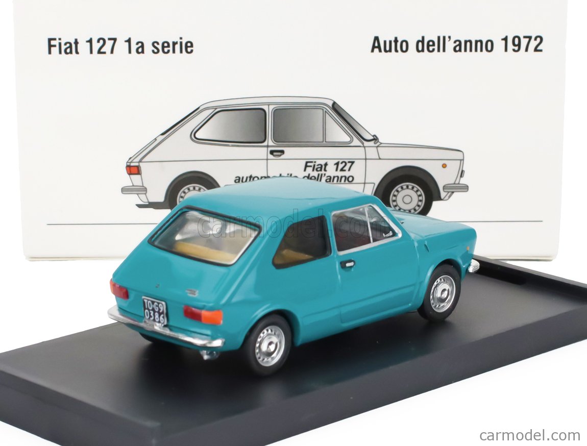 BRUMM R500-04-UPD-2025 Scale 1/43 | FIAT 127 1-SERIES 1971 - BEIGE INTERIOR VERDE LAGO - GREEN