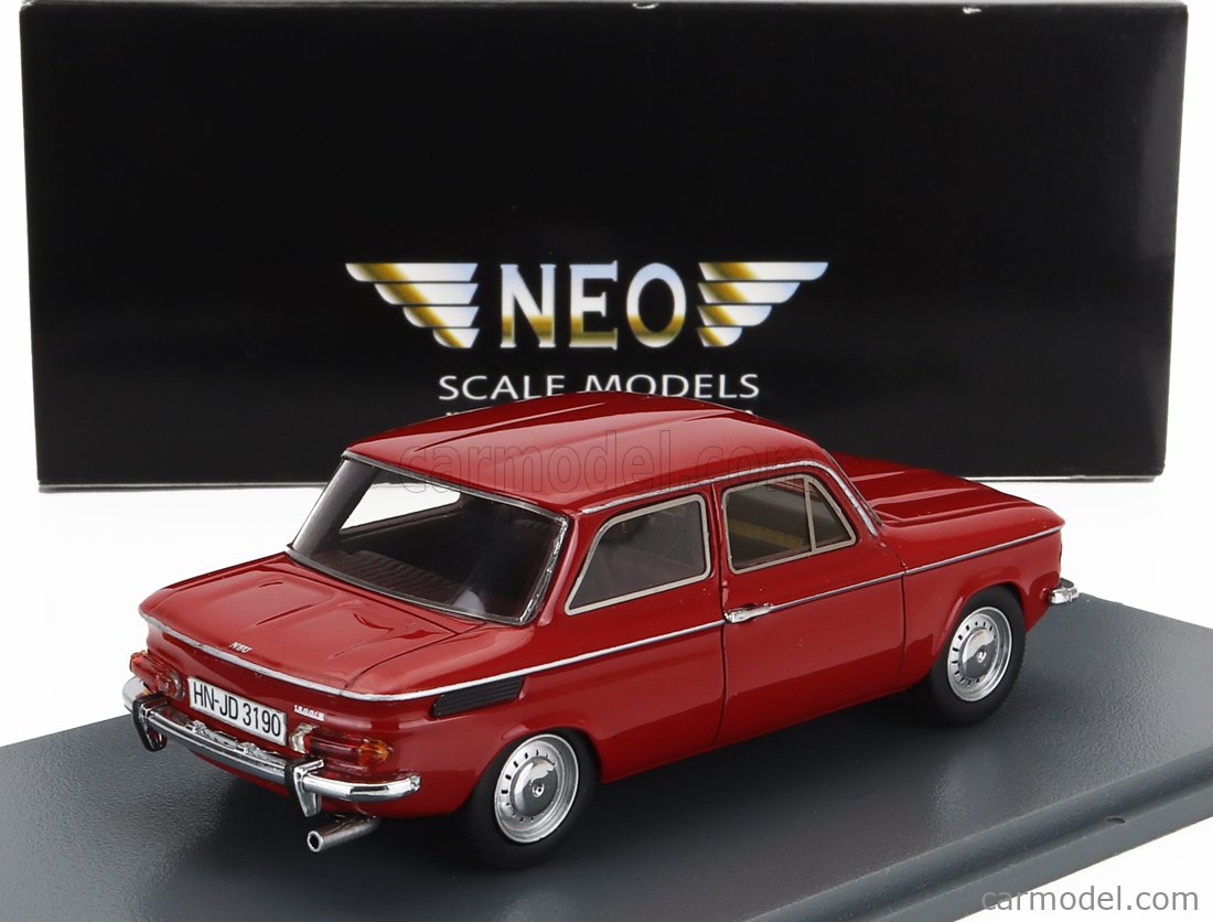 NEO SCALE MODELS NEO43190 Scale 1/43 | NSU 1200C 1969 RED