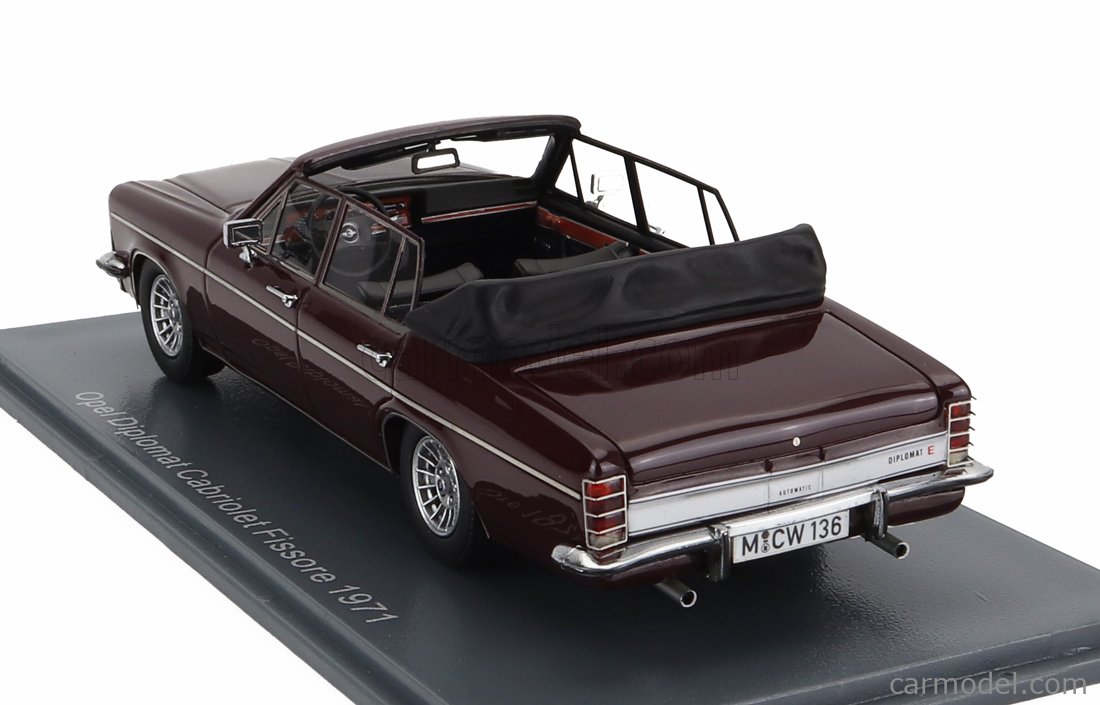 NEO SCALE MODELS NEO46136 Scale 1/43 | OPEL DIPLOMAT FISSORE CABRIOLET ...