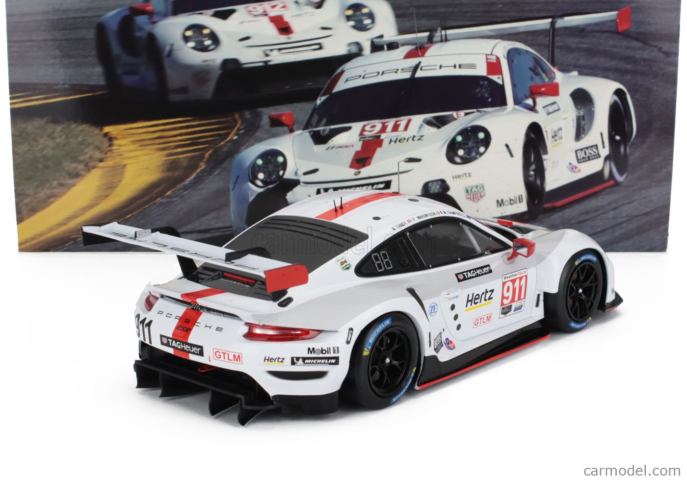 IXO-MODELS LEGT18-23011 Scale 1/18 | PORSCHE 911 991-2 RSR TEAM PORSCHE ...