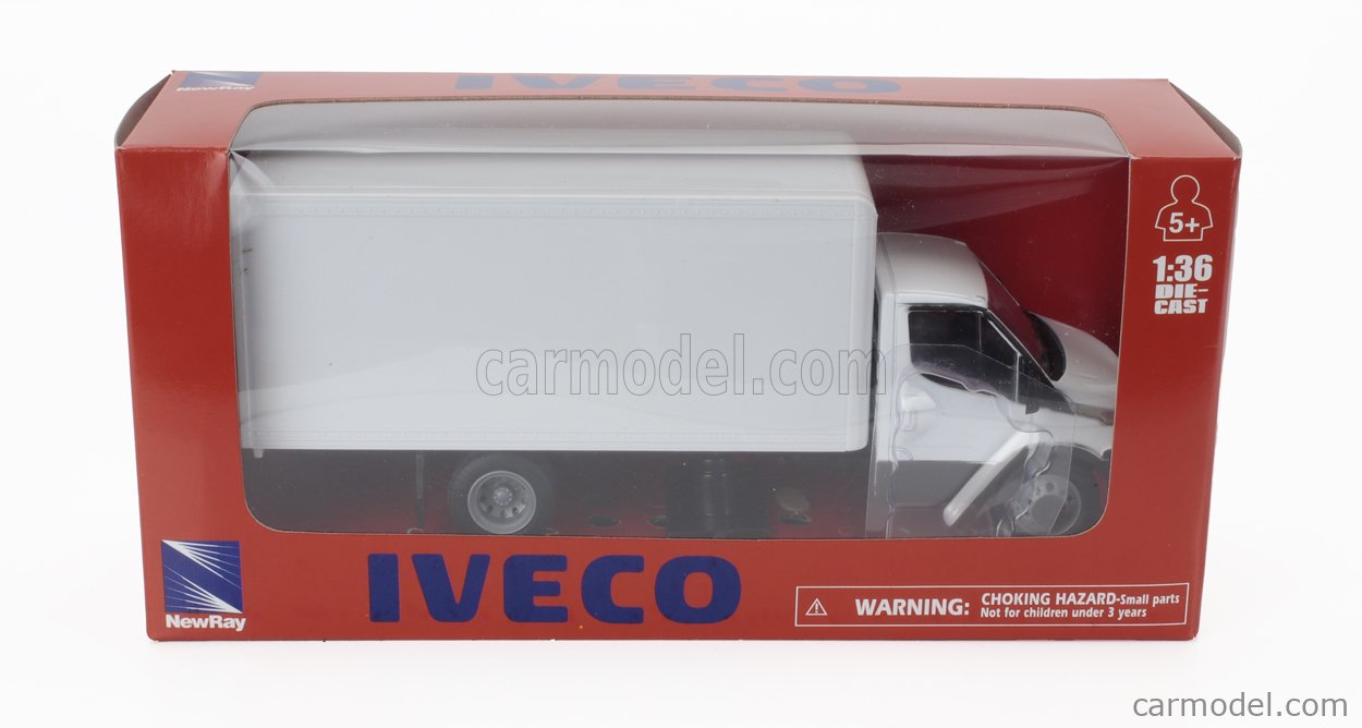 NEWRAY 15874 Masstab: 1/36 | IVECO FIAT DAILY CASSONATO 2023 WHITE