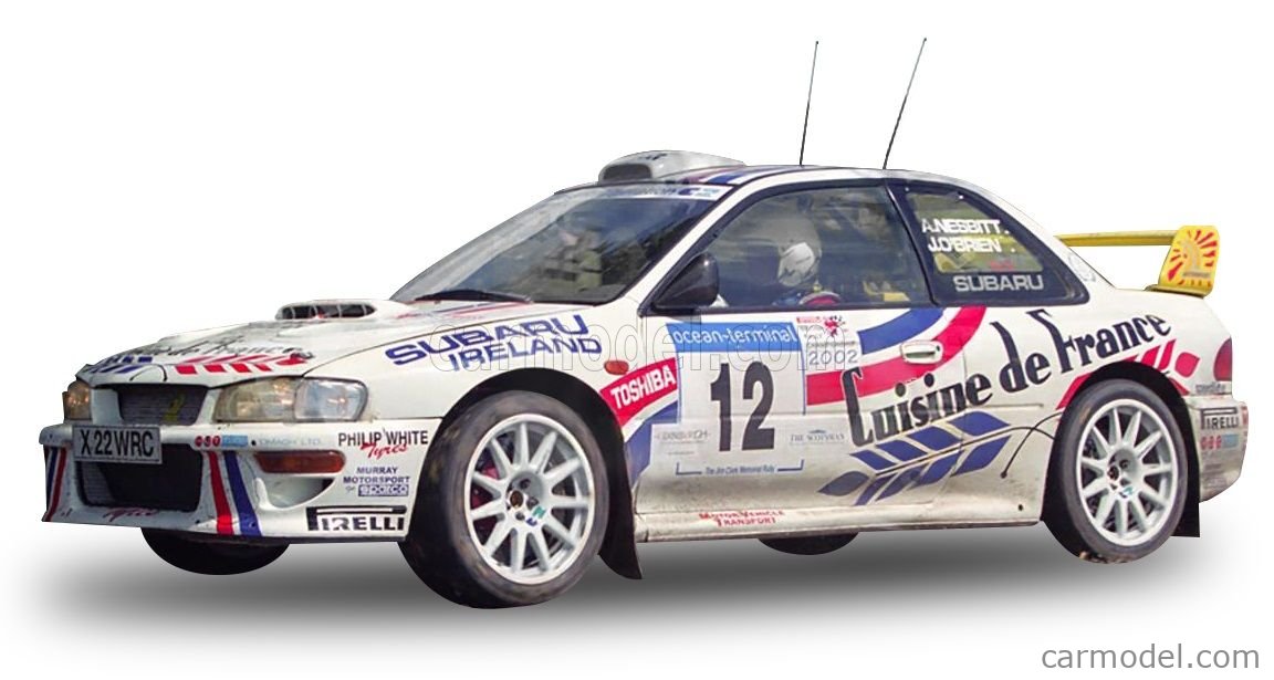 SUN-STAR 05752 Scale 1/18 | SUBARU IMPREZA WRC00 N 12 WINNER RALLY JIM ...