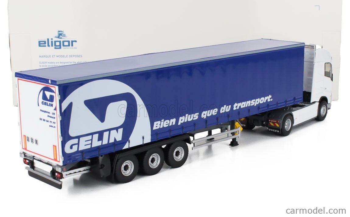 ELIGOR 118325 Scale 1/43 | VOLVO FH 500 TRUCK TELONATO GELIN TRANSPORTS ...