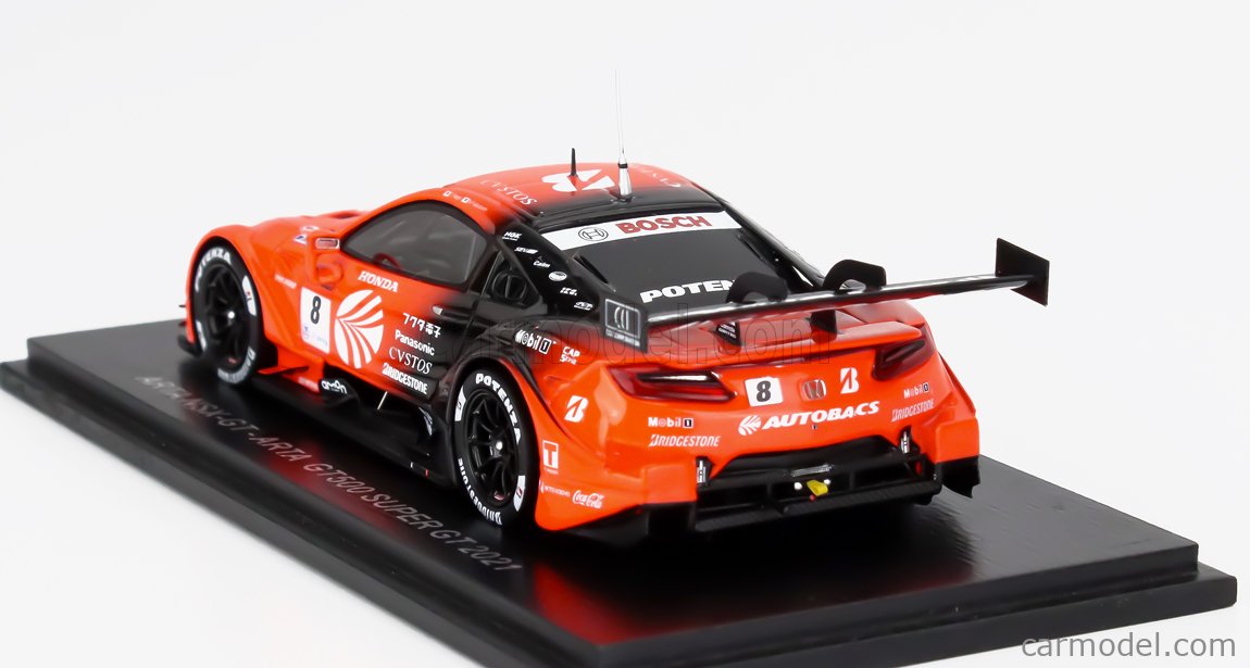 SPARK-MODEL SGT122 Scale 1/43 | HONDA NSX GT TEAM ARTA RACING N 8 GT500 ...